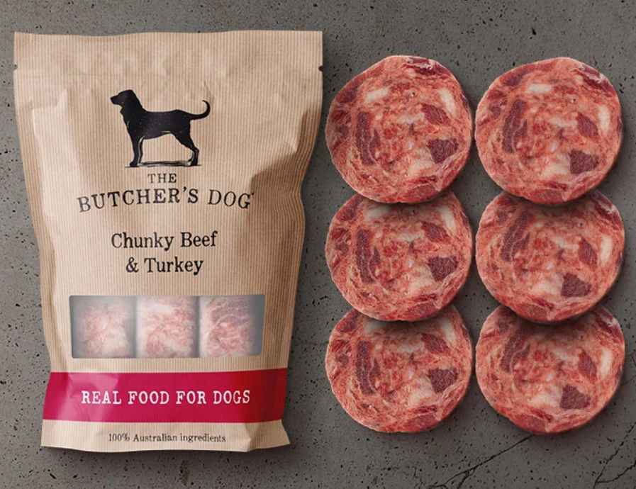 THE BUTCHER'S DOG CHUNKY BEEF & TURKEY 1.5KG – Gold Coast Pet Centre
